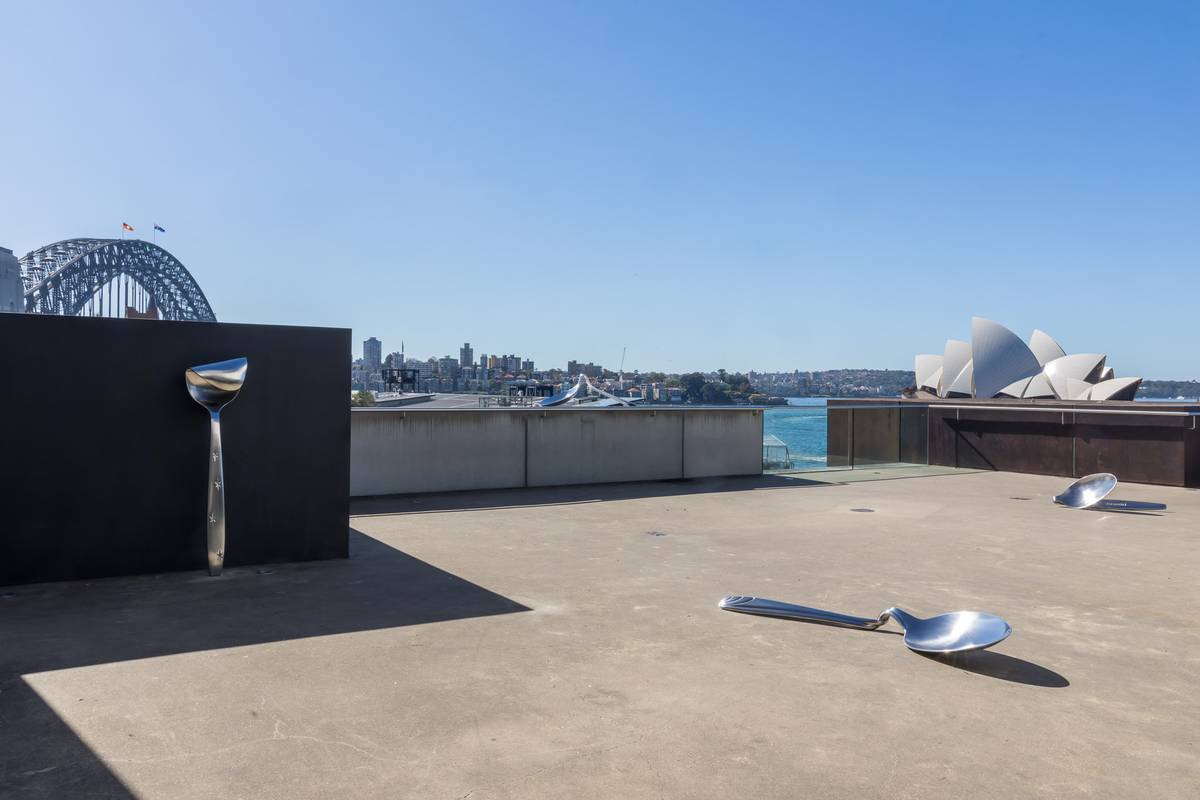 Ricky Swallow, Bent Forms #1-#4, 2025 Loti Smorgon Sculpture Terrace ...