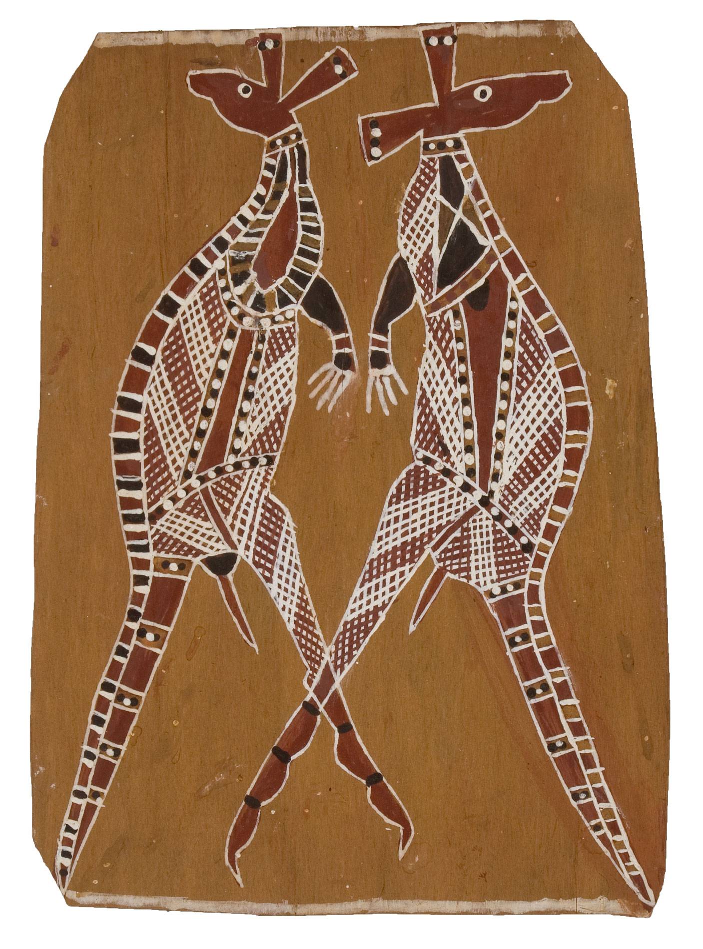 Dance of Nadjinem, the Black Wallaroos by Yirawala | MCA Australia