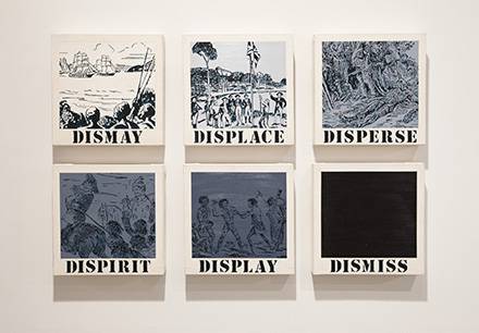 Untitled (dismay, displace, disperse, dispirit, display, dismiss) by ...