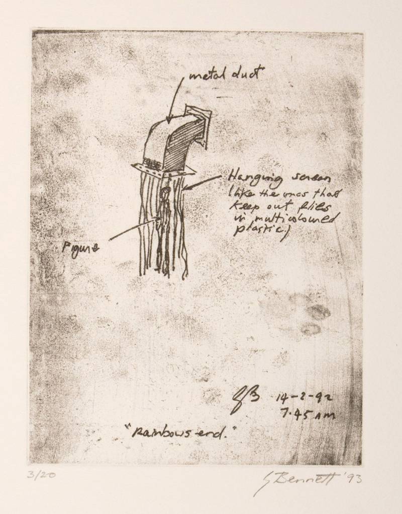 Untitled (dismay, displace, disperse, dispirit, display, dismiss) by ...