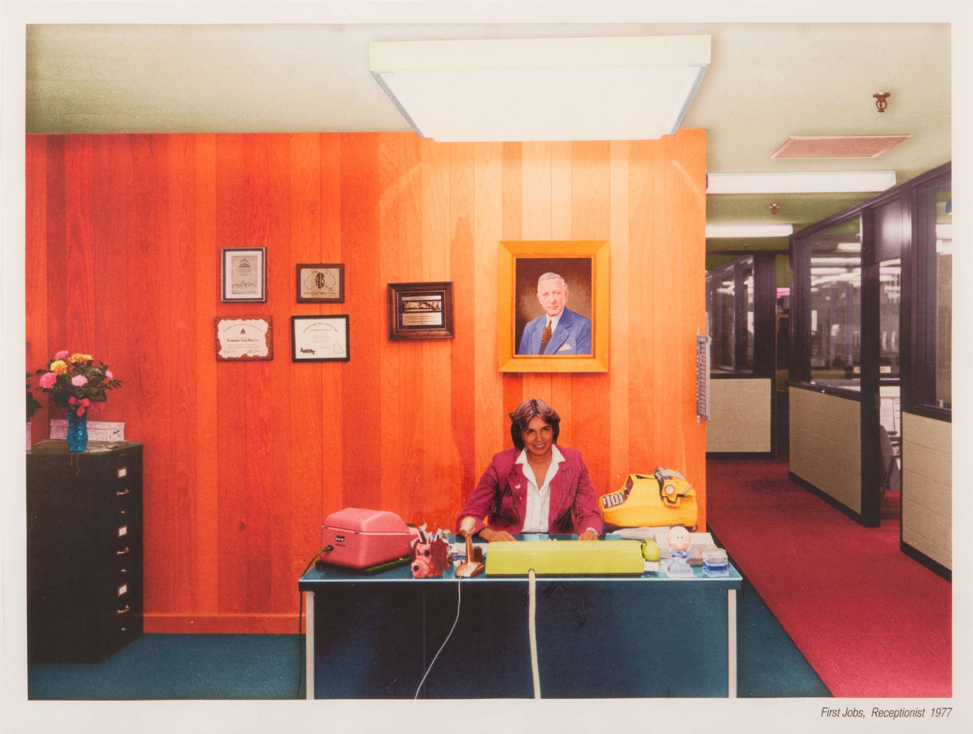 First Jobs, Receptionist 1977 by Tracey Moffatt | MCA Australia