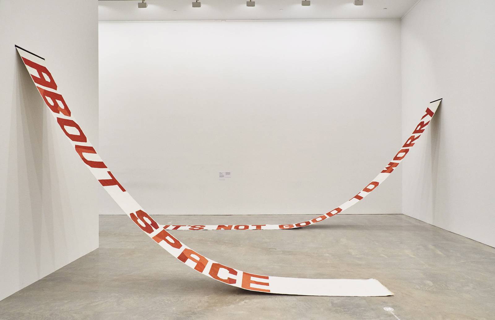It's not good to worry about space by Rose Nolan | MCA Australia