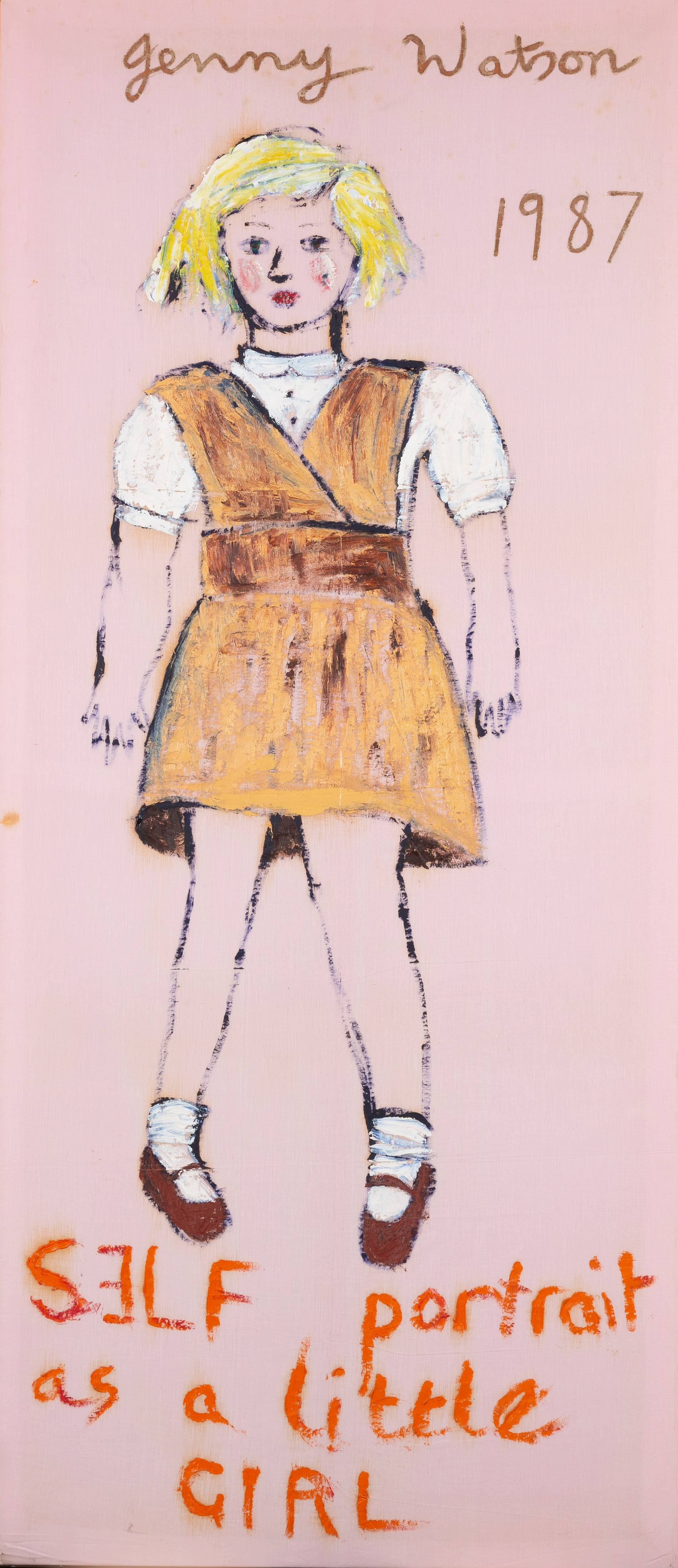 Self-portrait as a little girl by Jenny Watson | MCA Australia