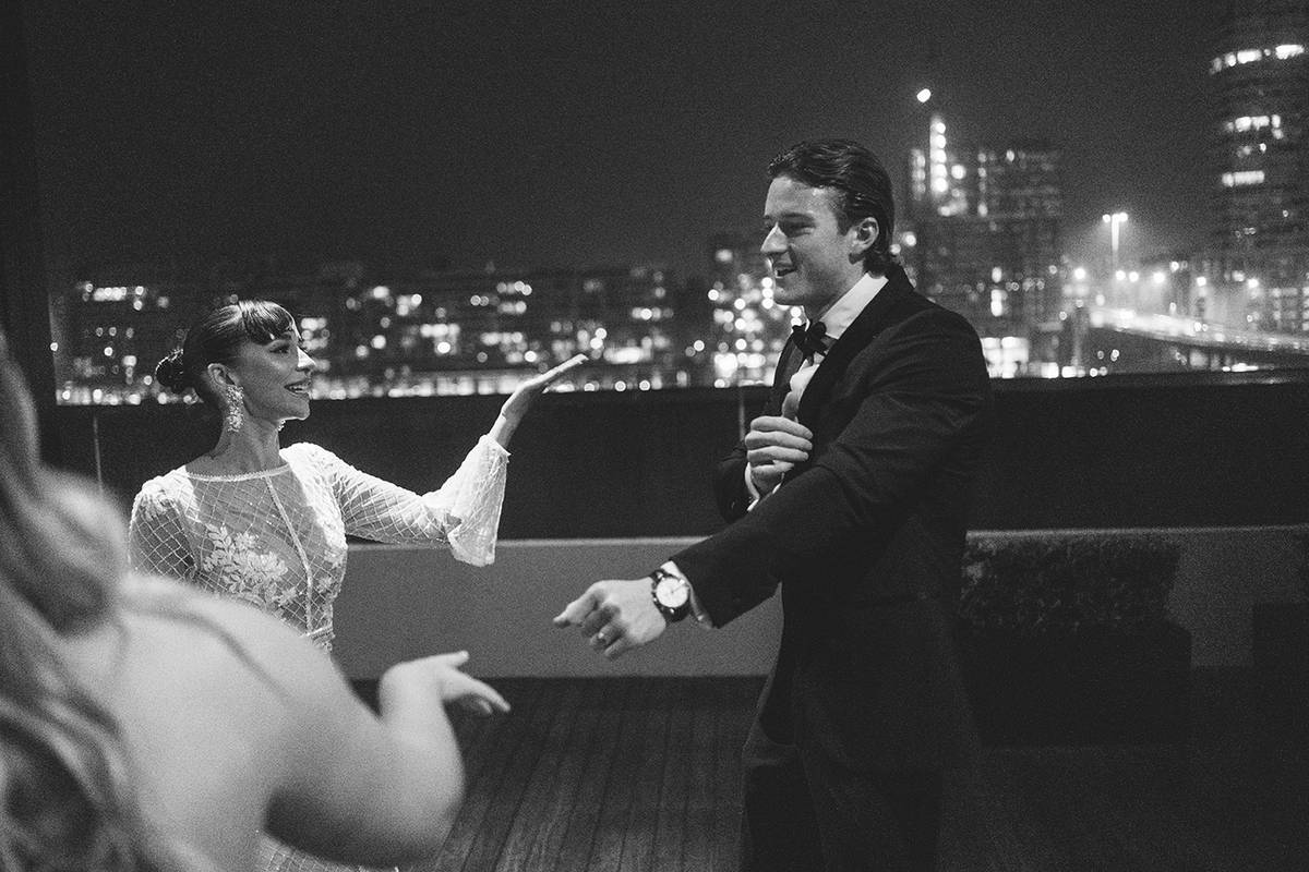 Sharni and Haydon's Quayside Room wedding | MCA Australia