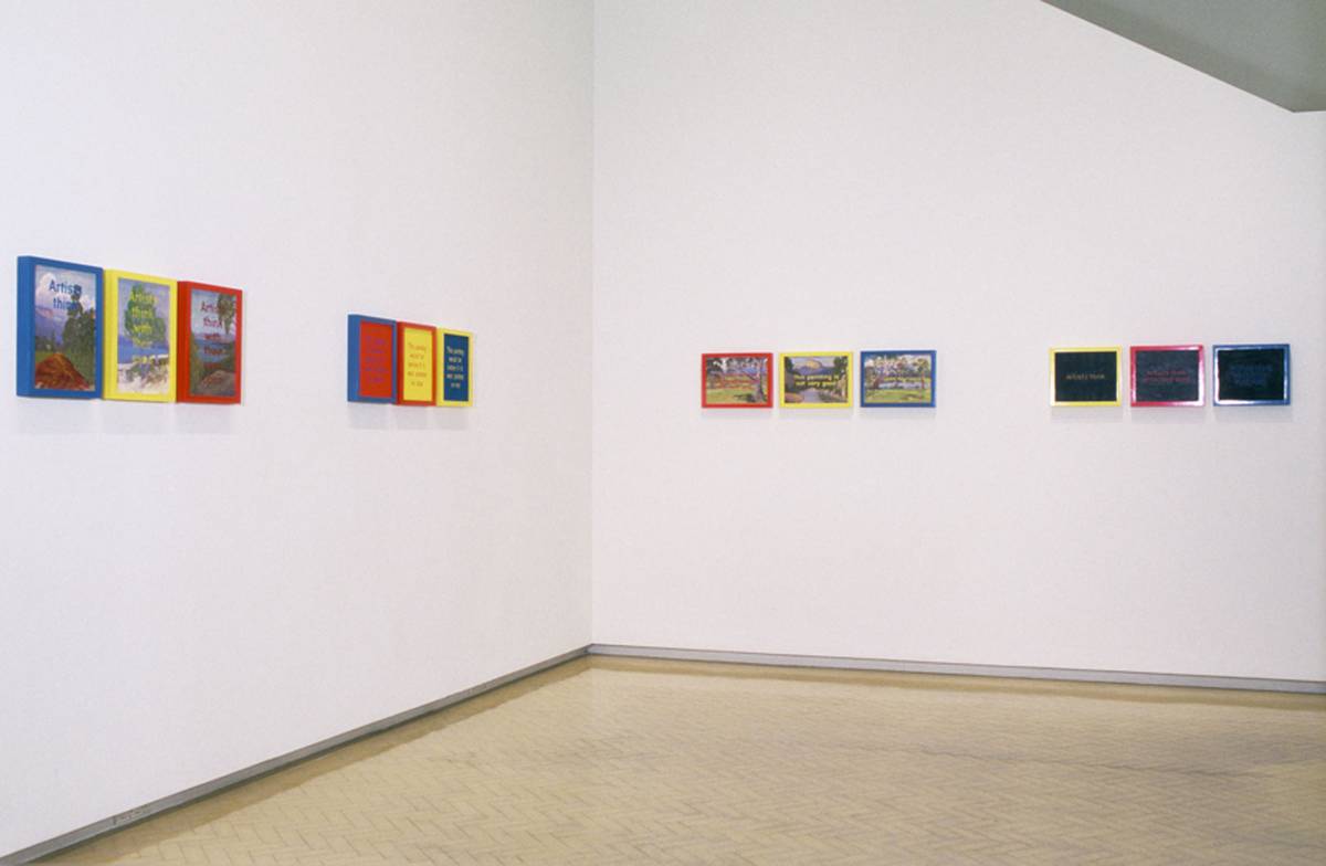 Artists Think: The Late Works of Ian Burn | Exhibitions | MCA Australia