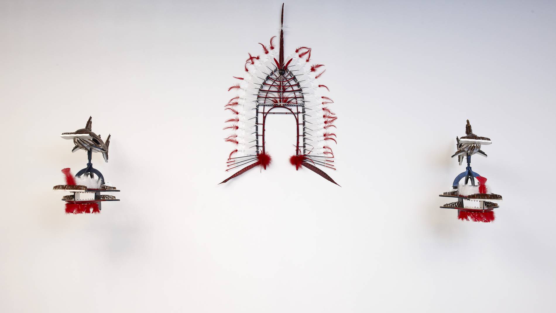 Black Hammerhead Shark Eastern Island Dhari Warrior Headdress by Ken ...