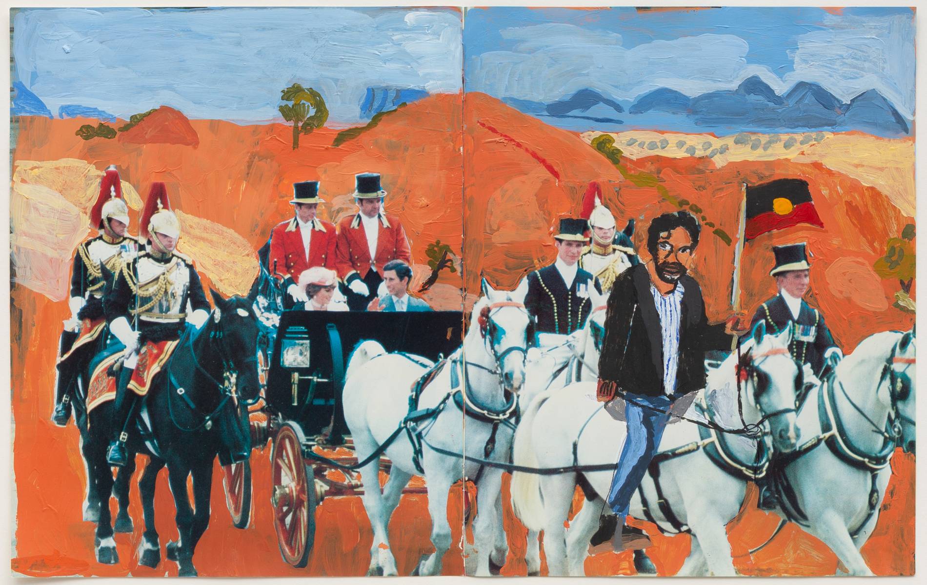 The Royal Tour 1 by Vincent Namatjira | MCA Australia